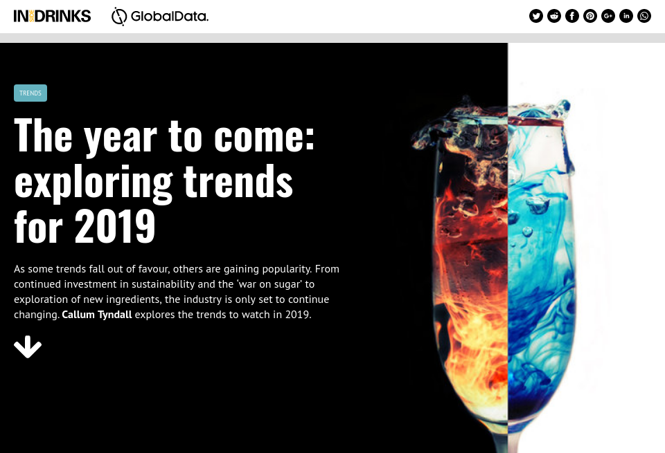 The year to come: exploring trends for 2019 - Inside Drinks | Issue 28 ...