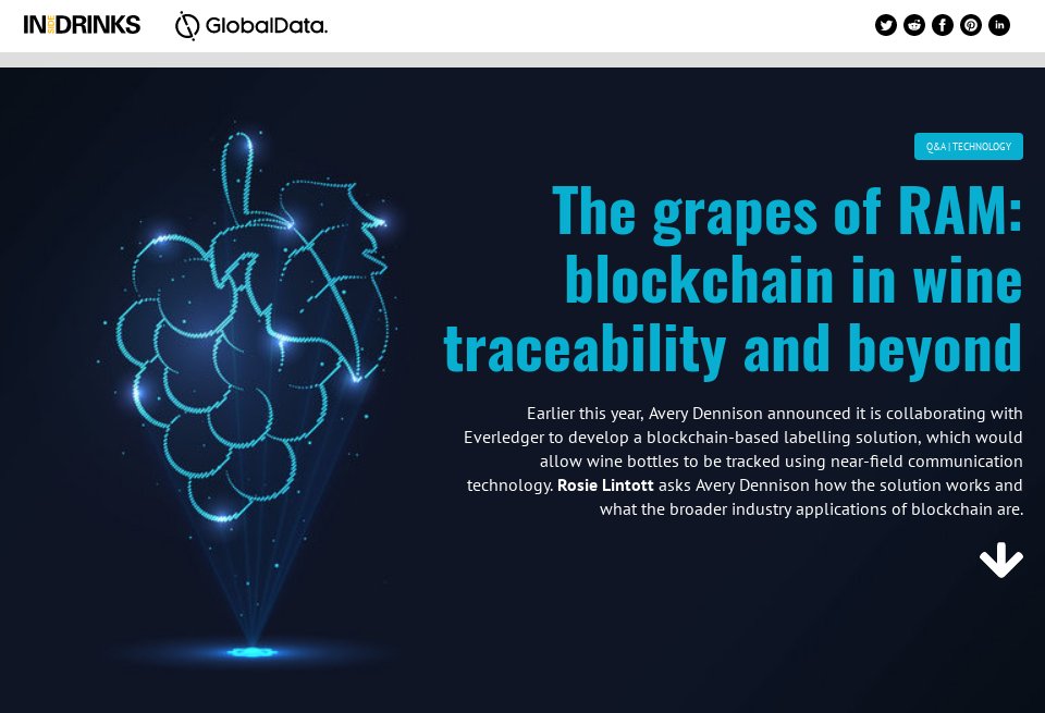 The Grapes of RAM: blockchain in wine traceability and beyond - Inside ...