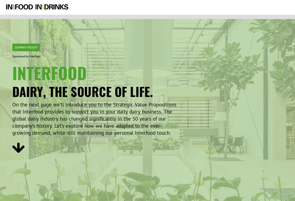 Interfood Company Insight - Inside Drinks Yearbook 2019