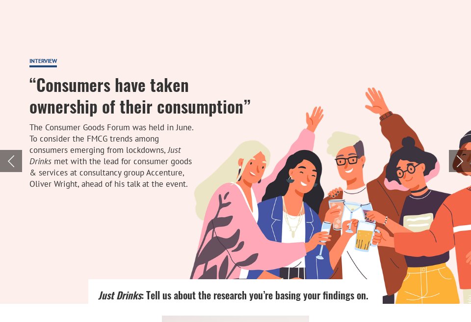 “Consumers have taken ownership of their consumption” - just-drinks ...