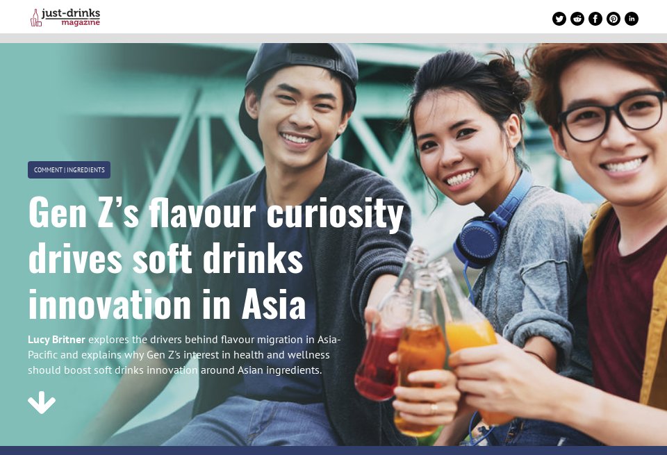 Gen Z’s flavour curiosity drives soft drinks innovation in Asia - just ...