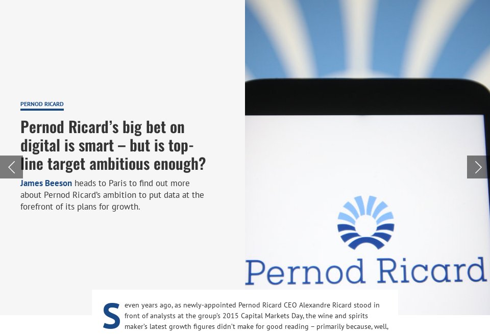 Analysing Pernod Ricard’s digital push - just-drinks magazine | Issue 42 | August 2022