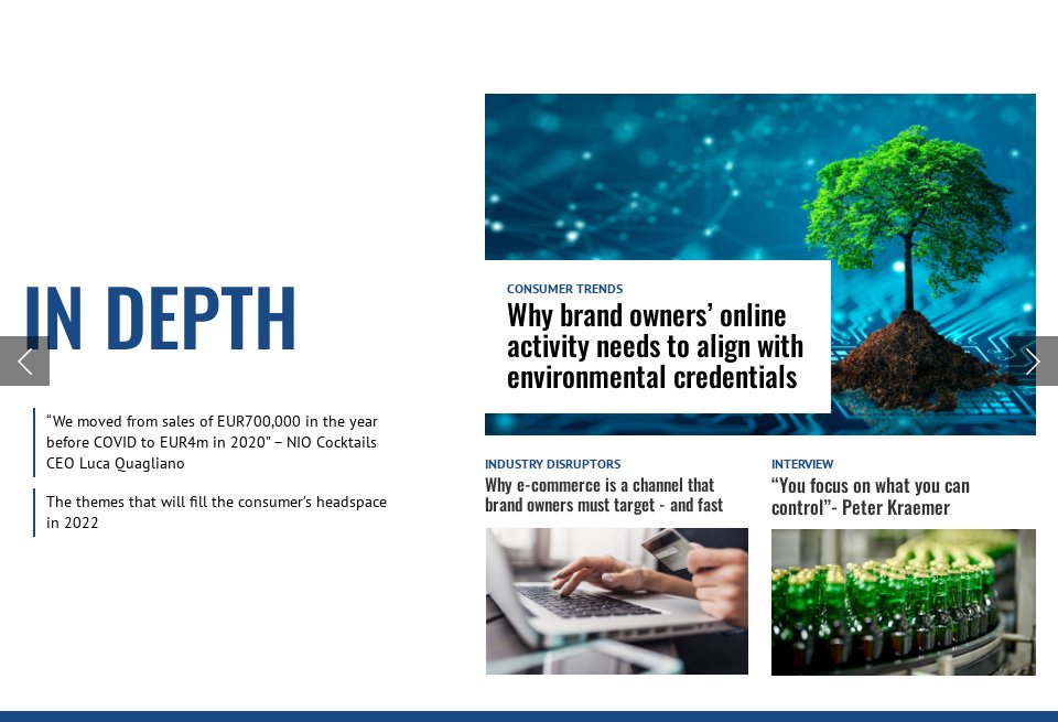 In Depth - just-drinks magazine | Issue 41 | May 2022