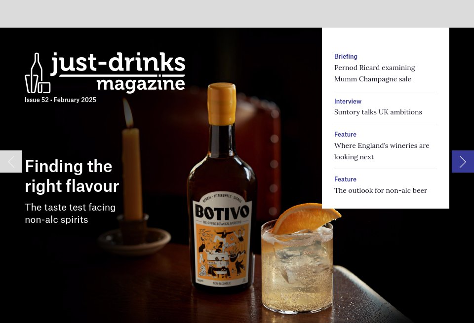 Just Drinks Excellence Awards 2024 winners - Just Drinks magazine | Issue 52 | February 2025