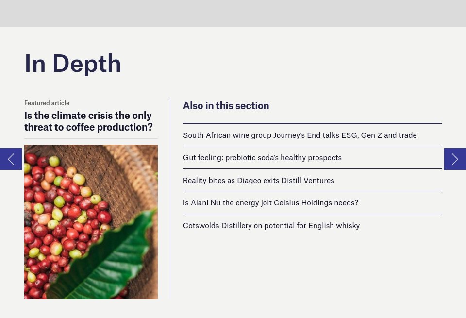 In Depth - Just Drinks magazine | Issue 53 | May 2025