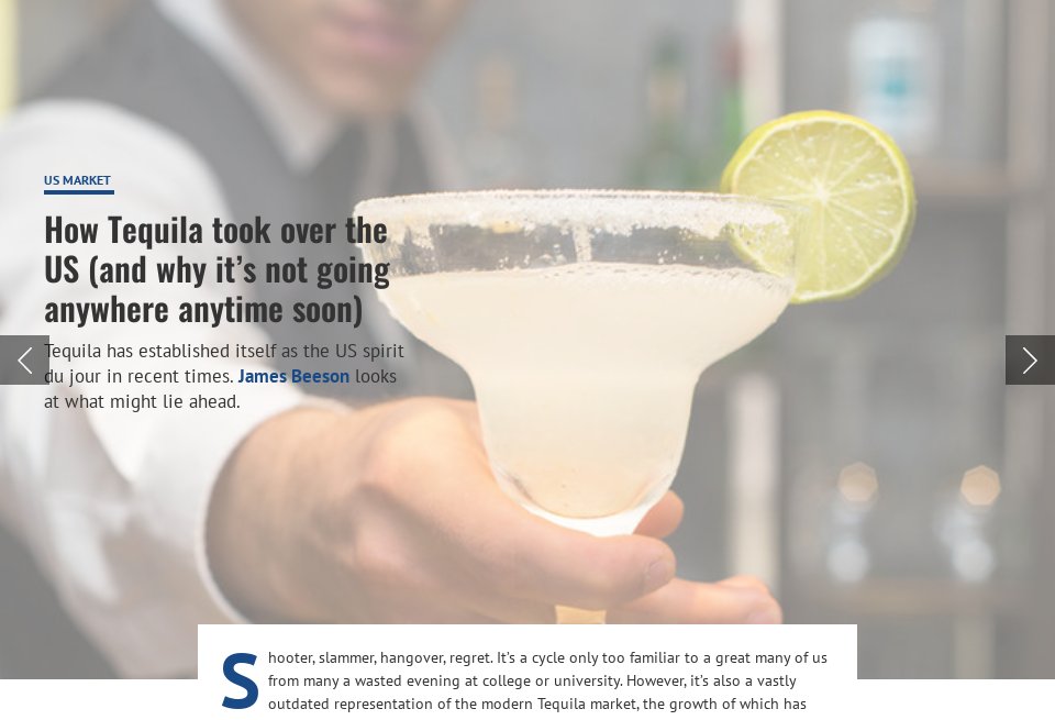Tequila’s rise in the US shows little sign of waning - Just Drinks ...