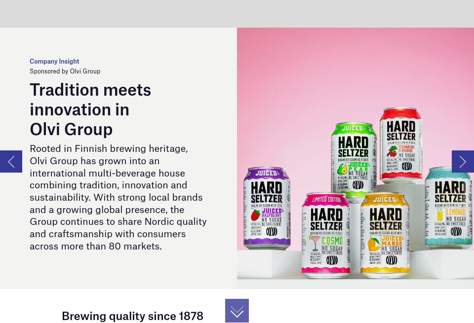 Olvi Group Company Insight - Just Drinks magazine | Issue 54 | November ...